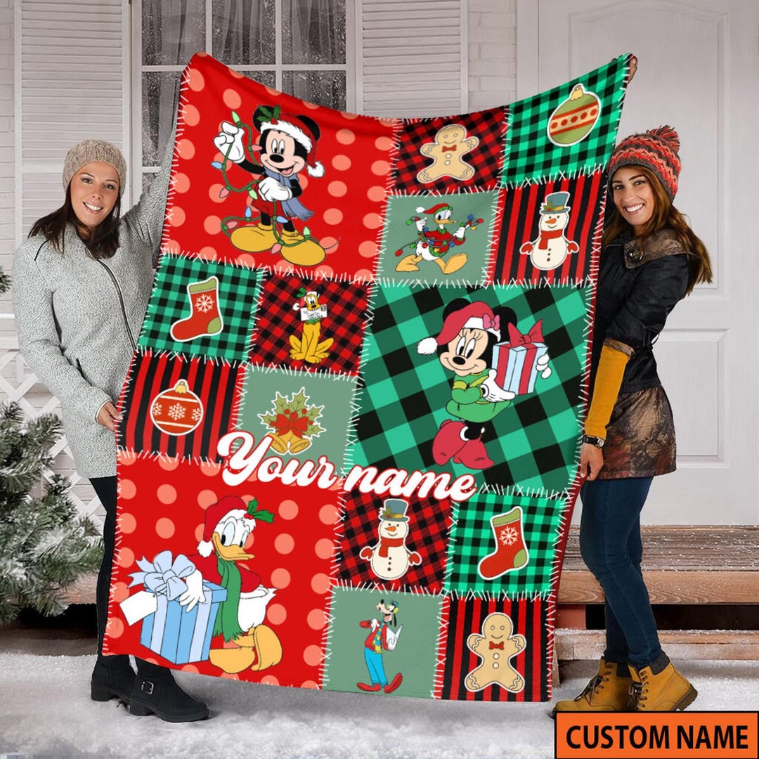 Mickey Mouse Christmas Blanket