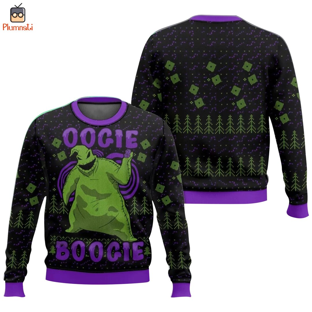 Oogie Boogie Ugly Christmas Sweater,the Nightmare Before Christmas ...