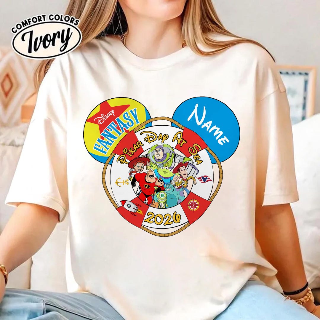 Personalized Pixar Day at Sea 2026 Shirt Disneyland Fantasy Shirt ...