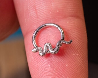 Snake Septum Ring | Etsy