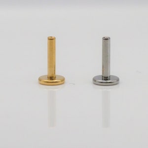 20G 18G 16G Titanium Gold/silver THREADLESS Post Replacement/threadless ...