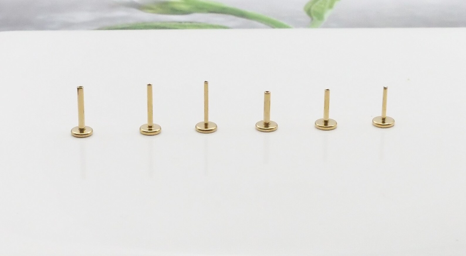 20G 18G 16G Titanium Gold/silver THREADLESS Post Replacement/threadless ...
