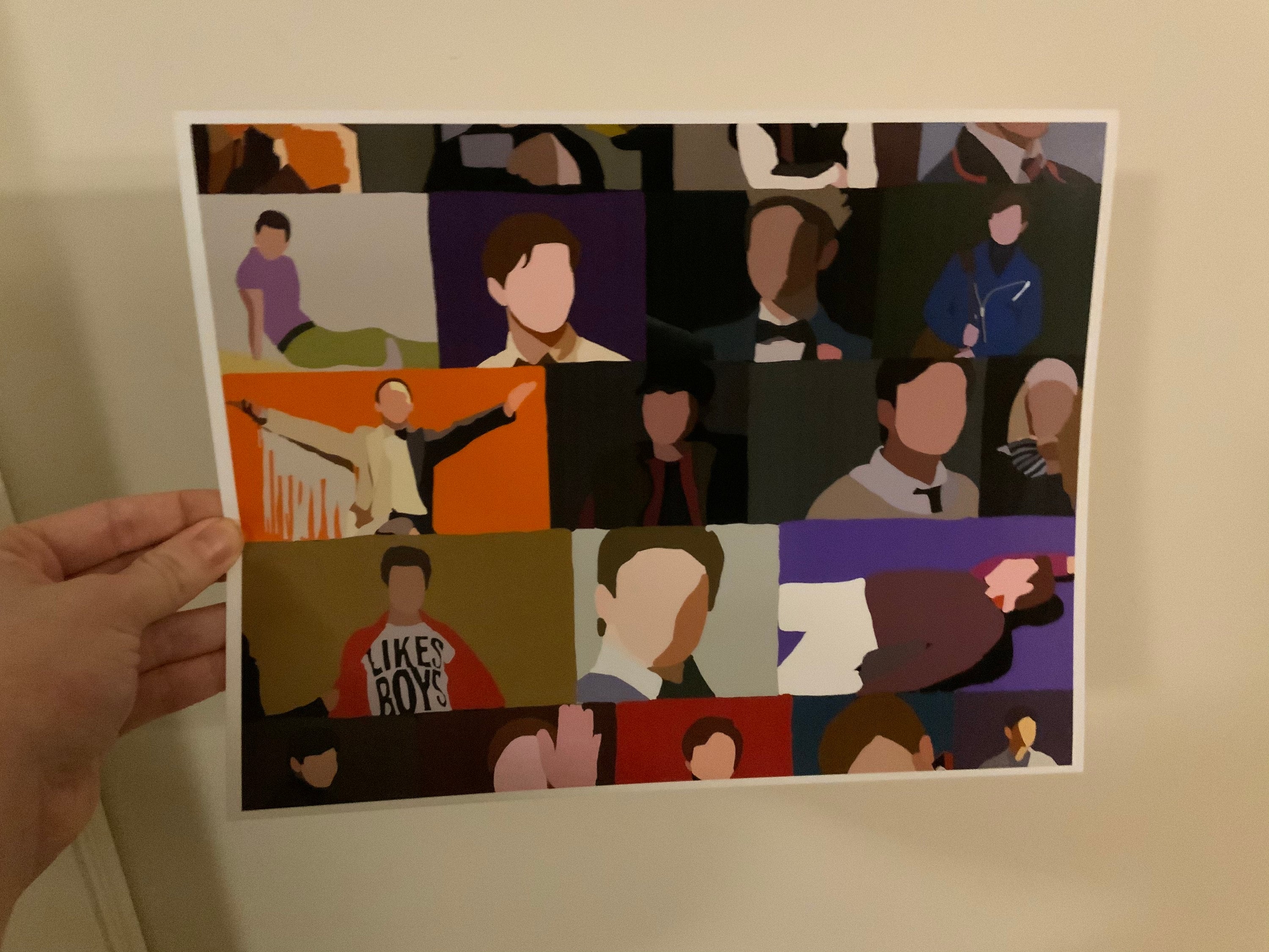 Kurt Hummel Glee Collage Mini-poster - Etsy