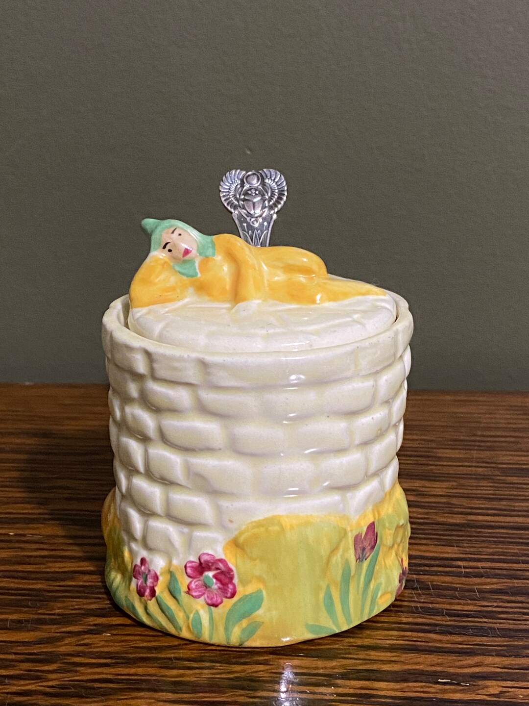 Vintage Pixie Pottery Pot - Etsy