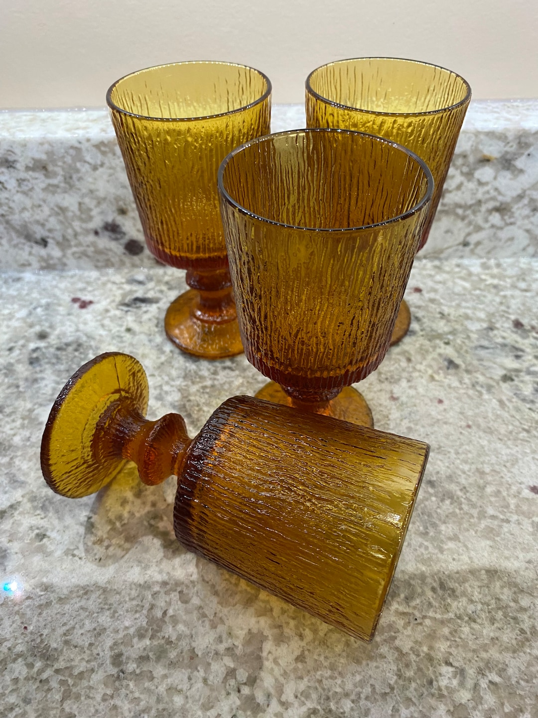 Vintage Ravenhead Siesta Wineglass Goblet - Etsy