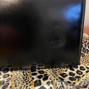 Black Leather Top Handle Purse - Etsy
