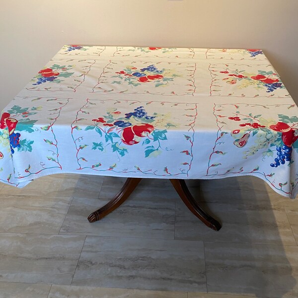 1940s Tablecloth - Etsy