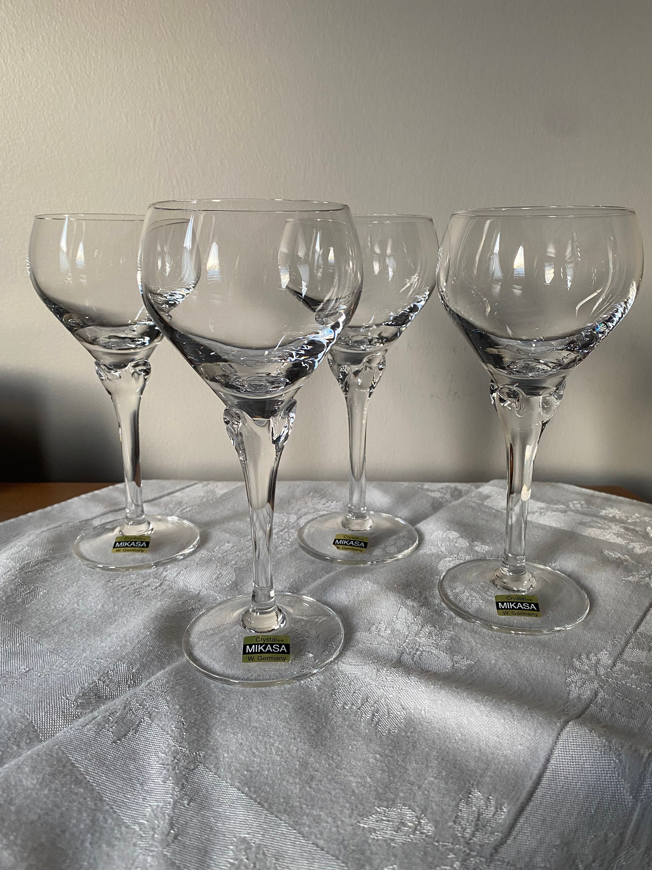 Mikasa Flower Song Wine Glasses - Etsy