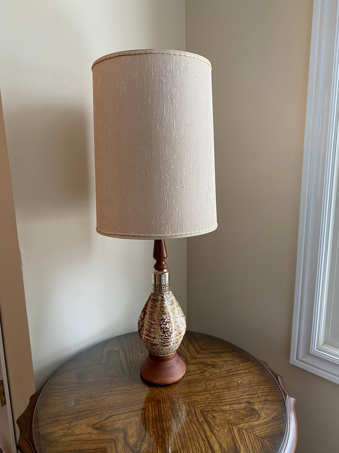 Vintage MCM Table Lamp - Etsy