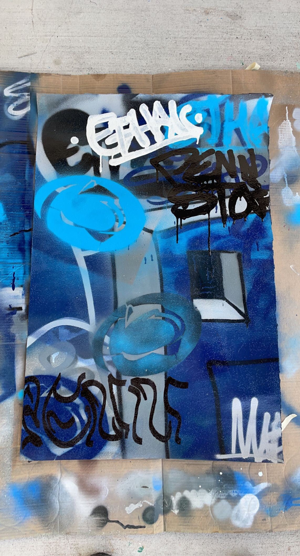 Custom Theme Graffiti Collage Wall Art | Etsy