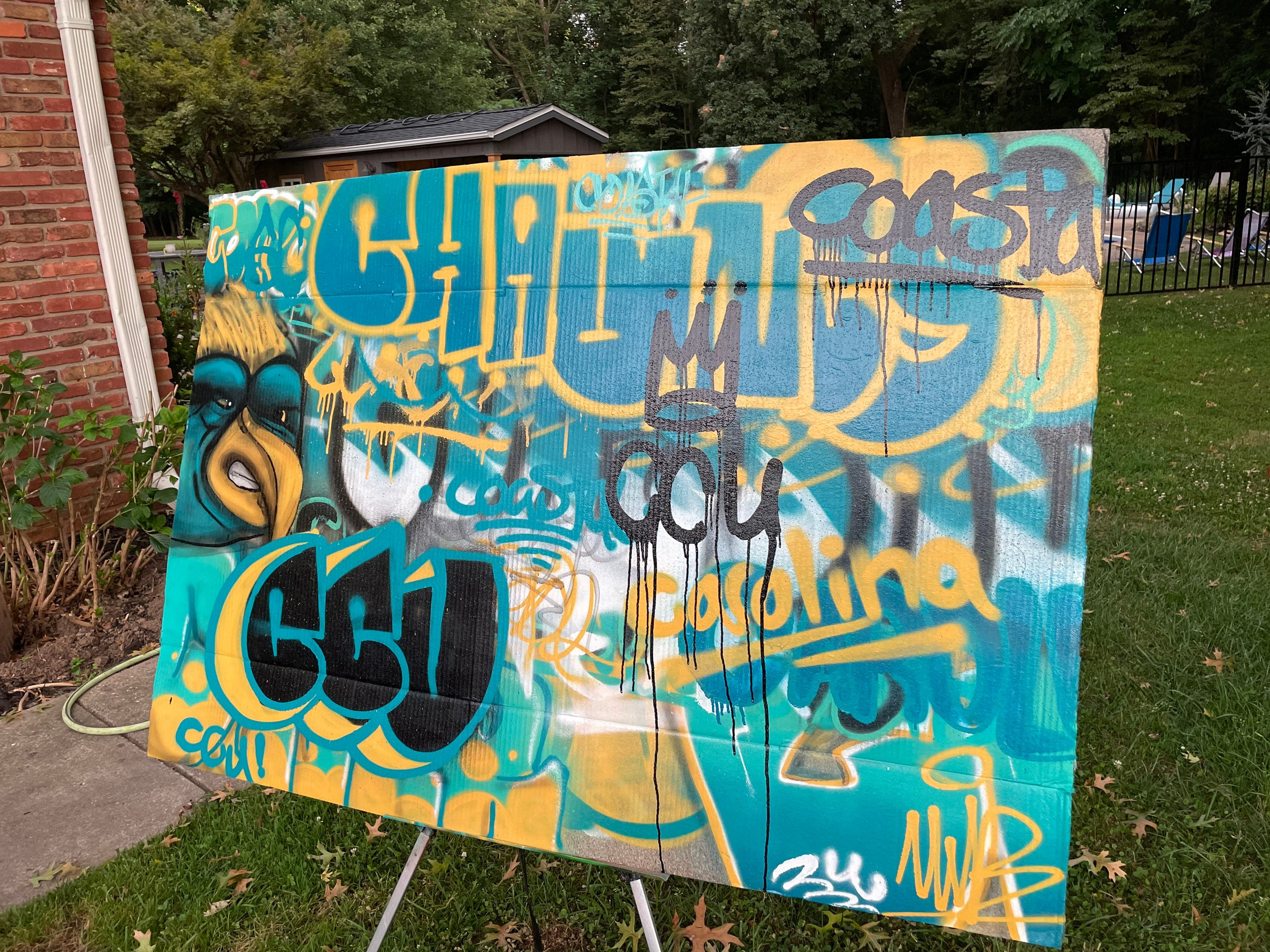 Custom Theme Graffiti Collage Wall Art | Etsy