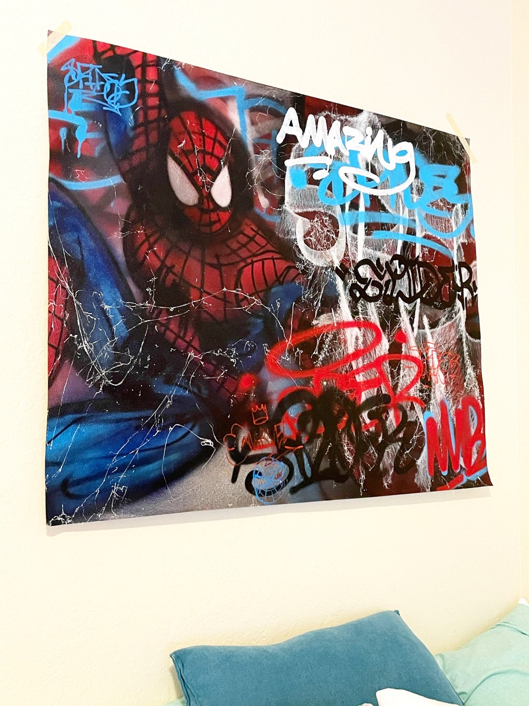 Custom Theme Graffiti Collage Wall Art - Etsy