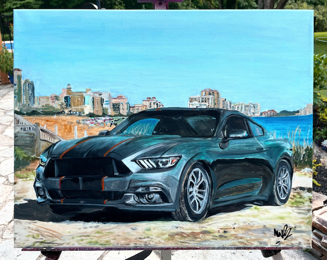 Custom Car Painting Oil 16x20 - Etsy