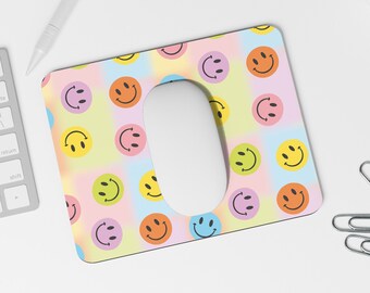 Retro Smile Mouse Pad - Etsy