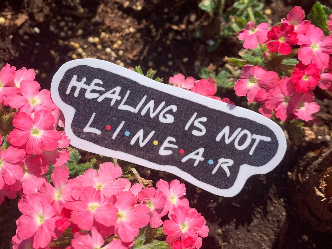Healing is Not Linear Sticker Pop Culture Inspired Mental Health ...