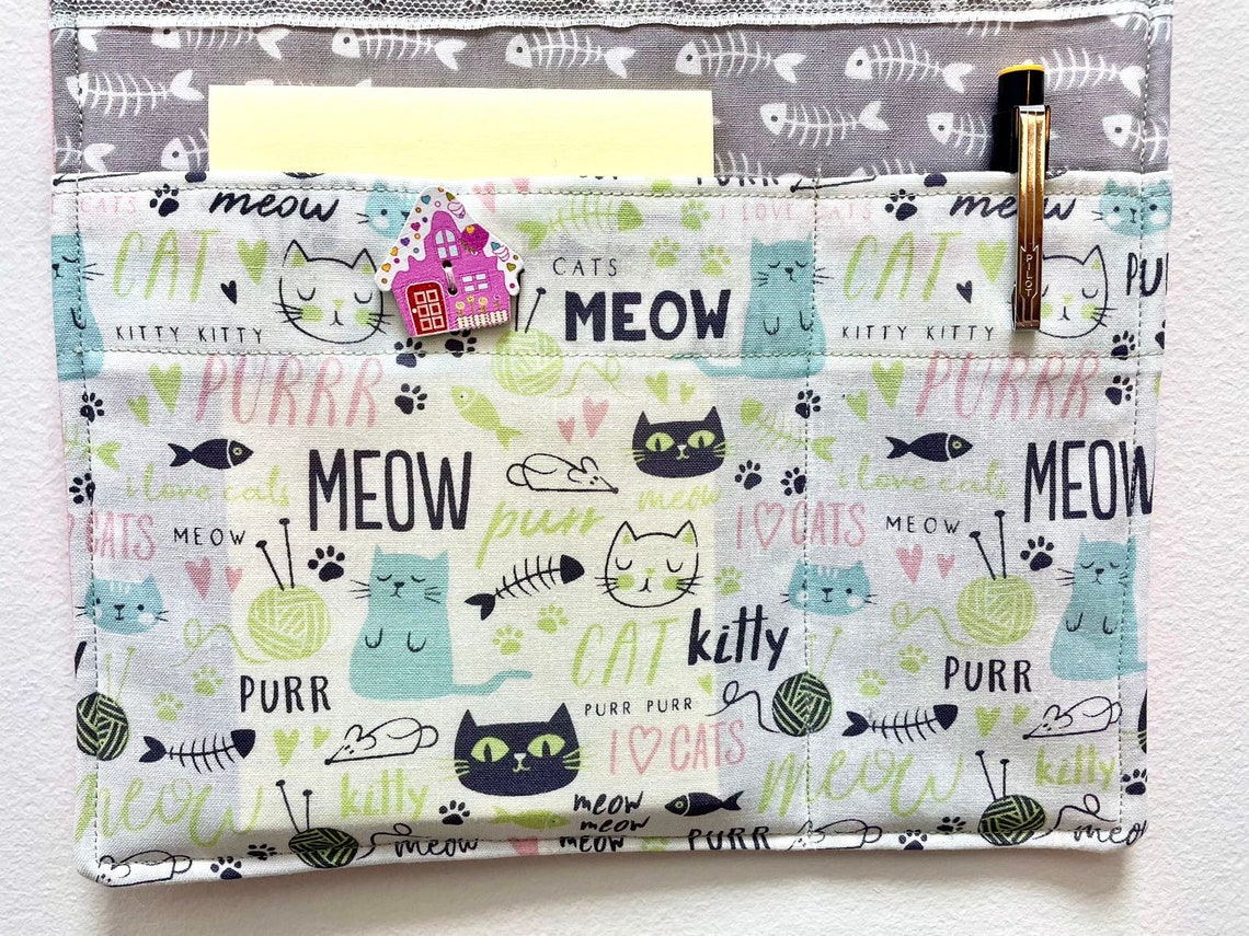 Cute Quilted House Wall Hanging Notepad and Pen Holder - Etsy