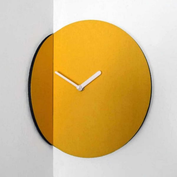 Corner Wall Clock - Etsy