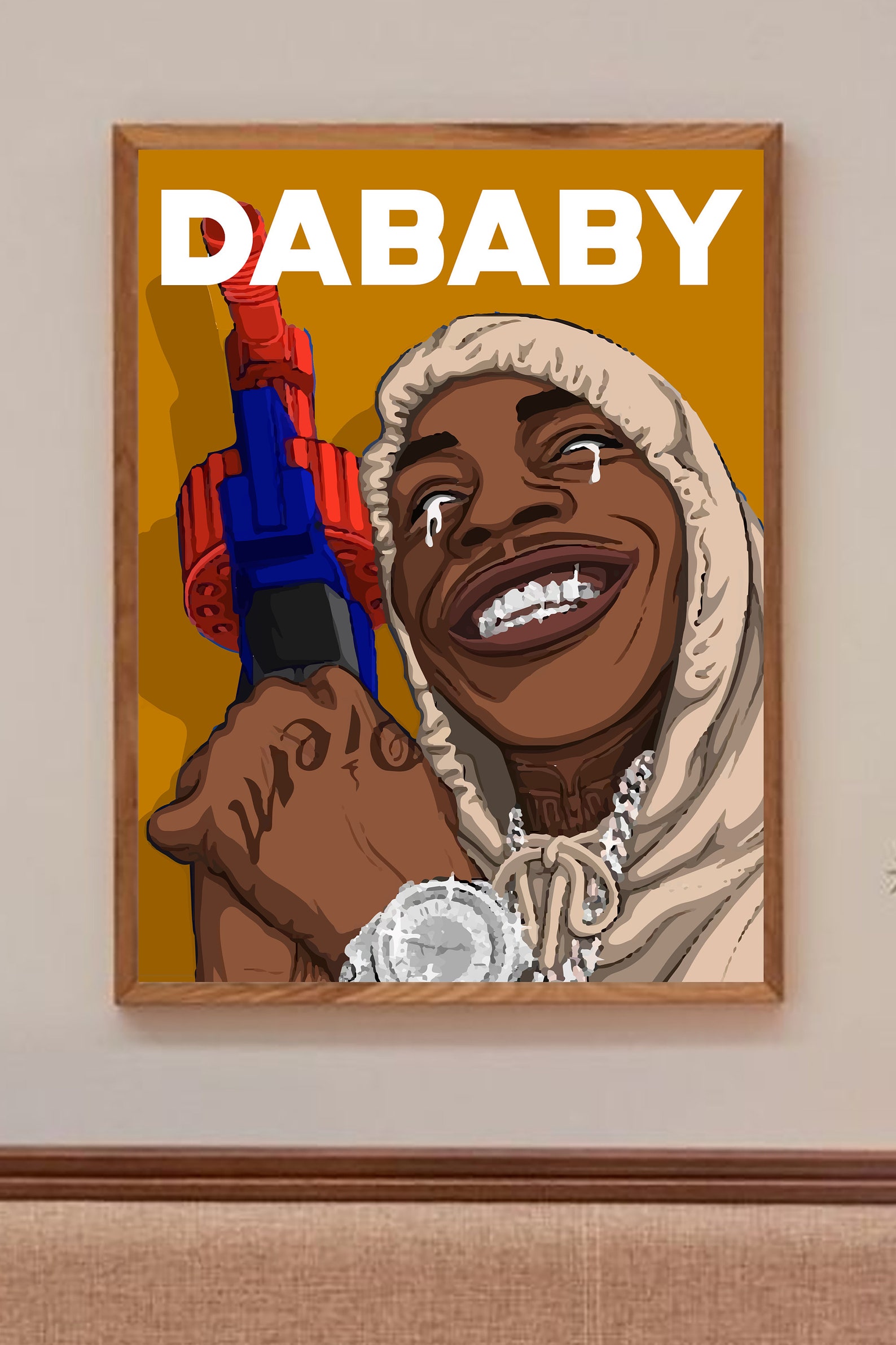 DaBaby Canvas Poster DaBaby Poster DaBaby Custom Print On | Etsy