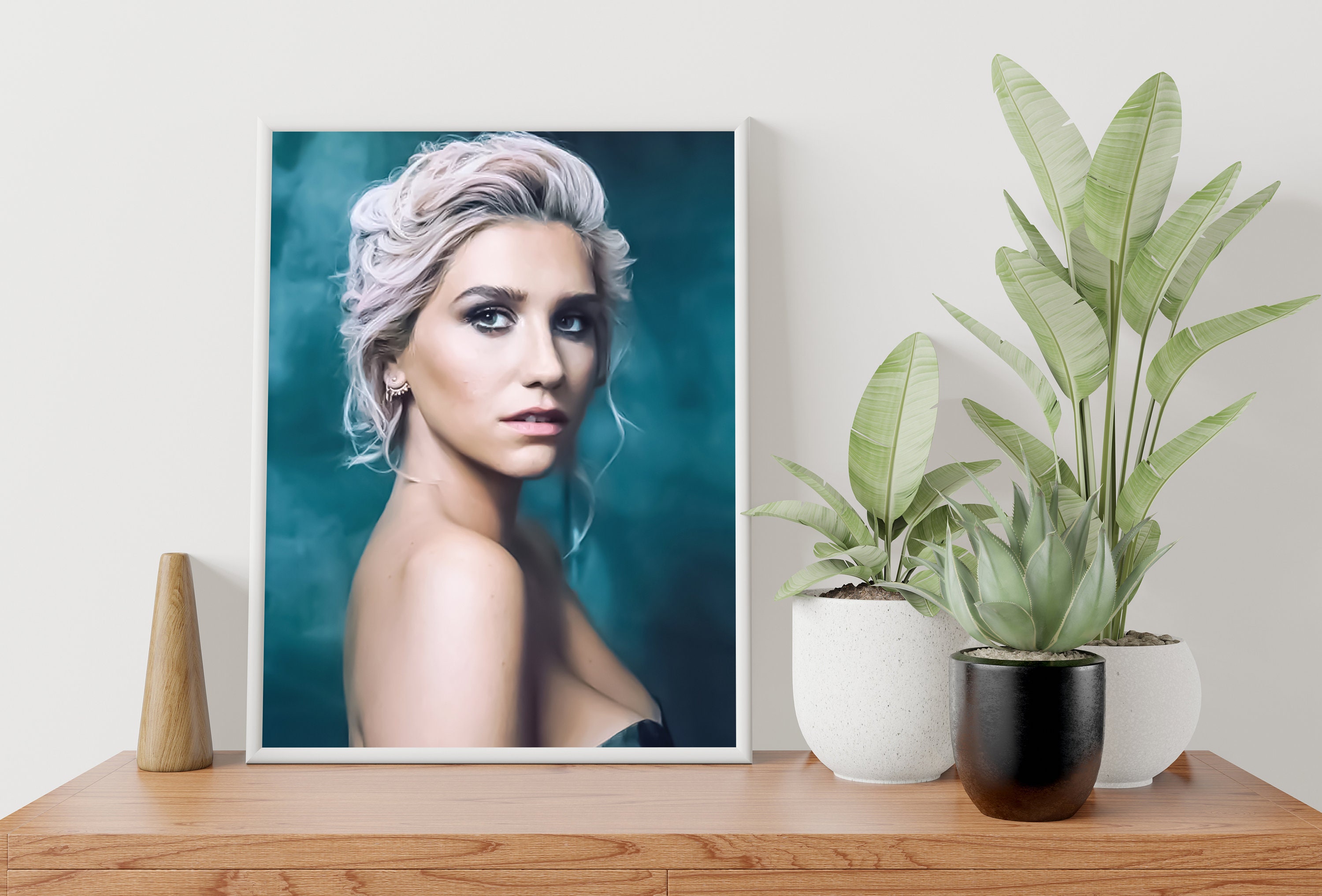 Kesha Canvas Poster Kesha Poster Kesha Custom Print On | Etsy