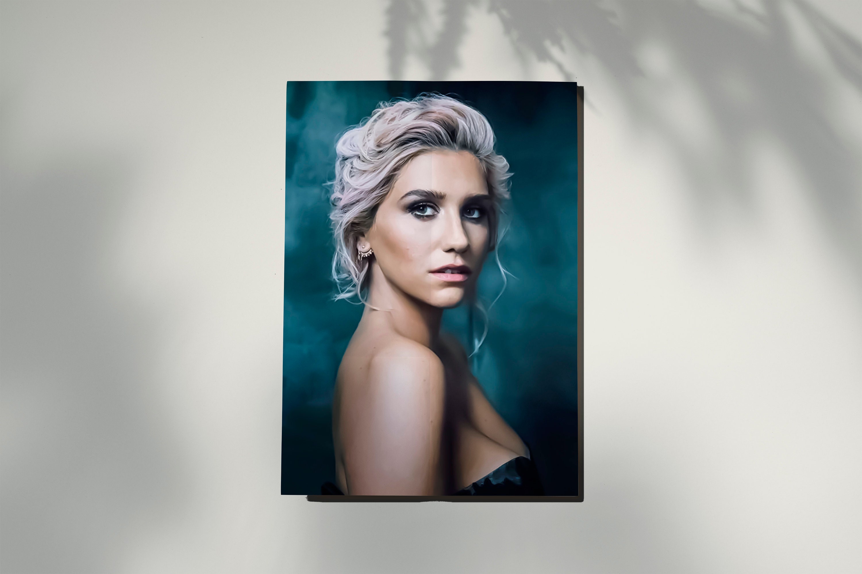 Kesha Canvas Poster Kesha Poster Kesha Custom Print On | Etsy