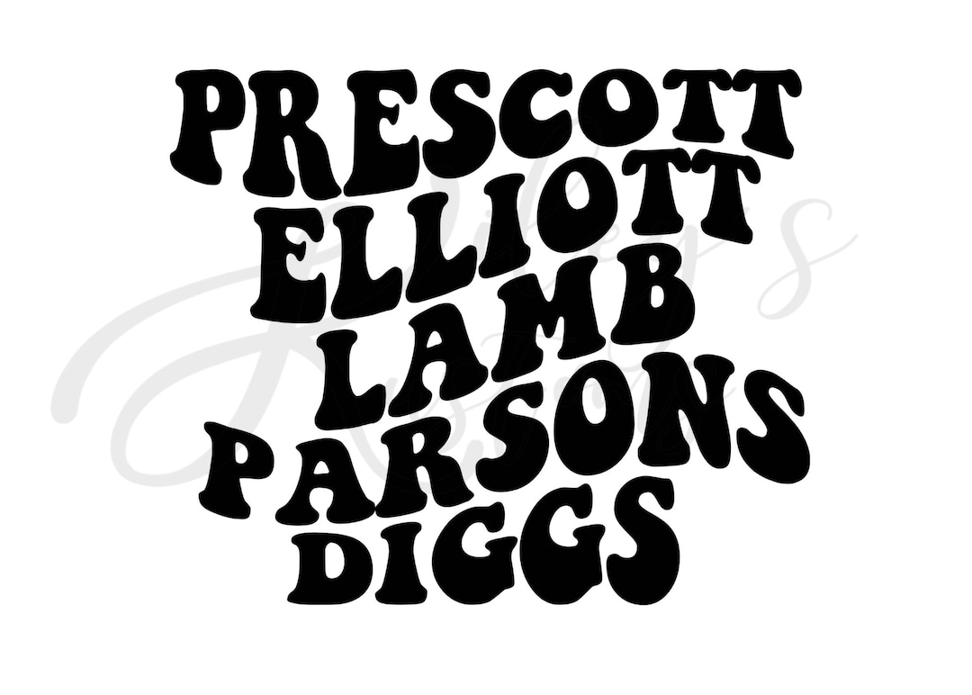 Cowboys Digital File, Prescott Elliott Lamb Parsons Digg Digital ...