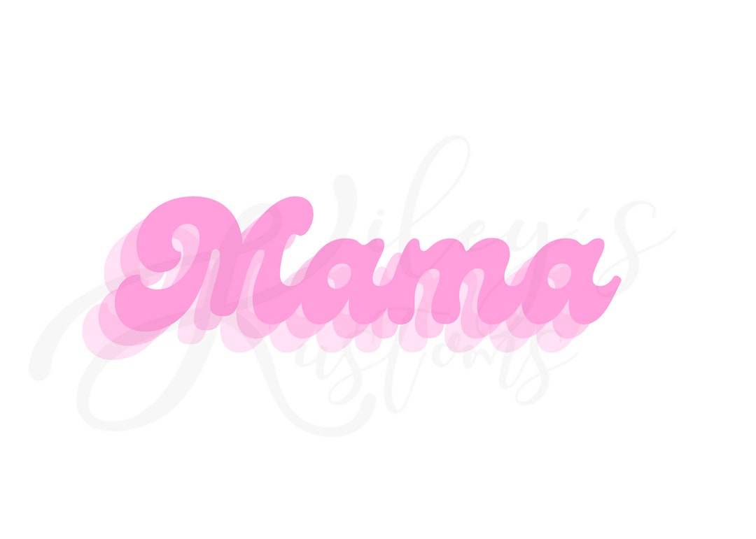 Retro Mama Design, Digital Design, Instant Download, Mother's Day ...
