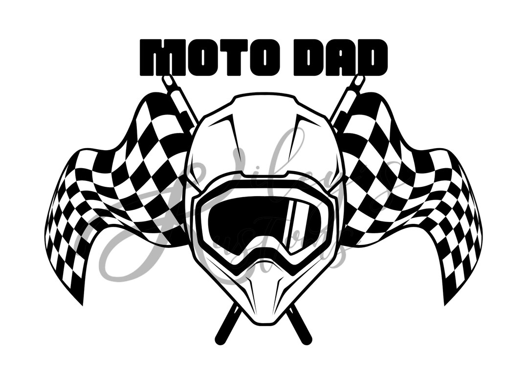 Moto Dad Digital Download, Instant Download, Dirtbike Dad, PNG & JPG ...