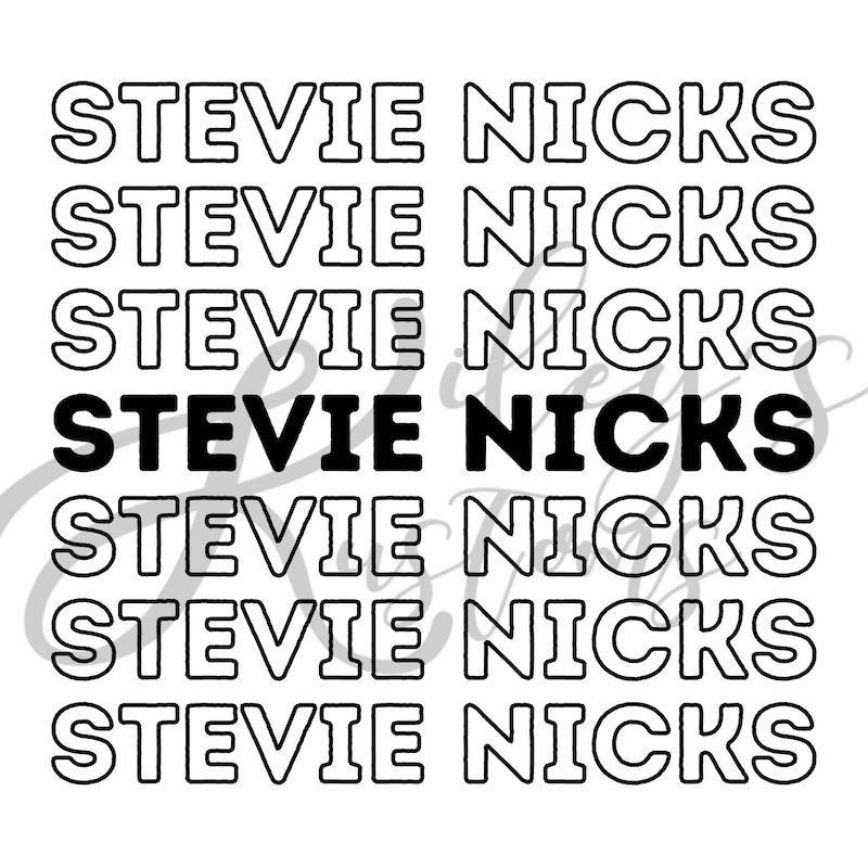 Stevie Nicks Svg - Etsy