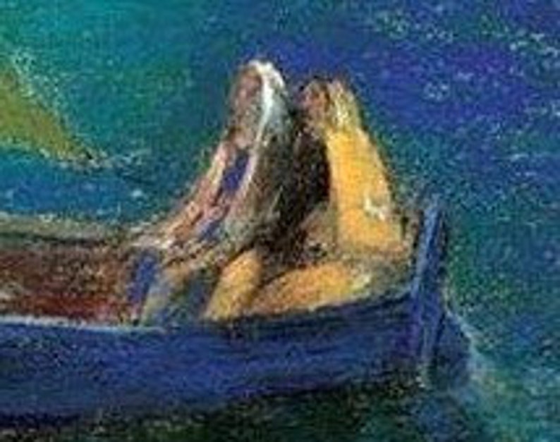 Odilon Redon "the Boat" Ca 1900, Wall Art, Seascape, Boat, Symbolism ...