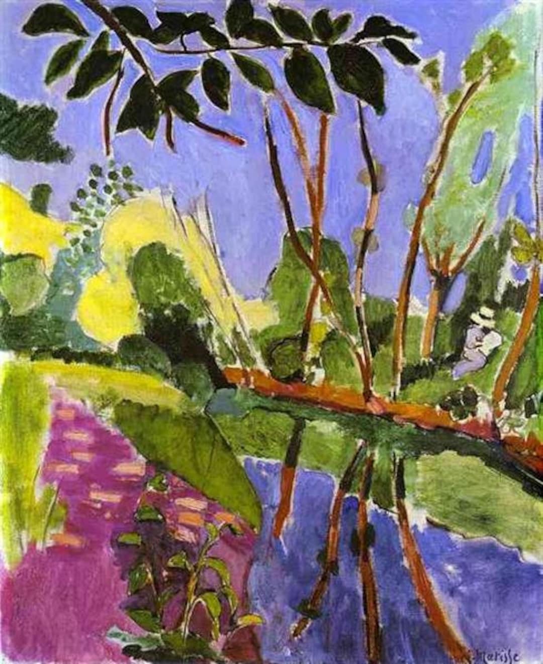 Henri Matisse "the Riverbank" Ca. 1907, Impressionism, Landscapes ...