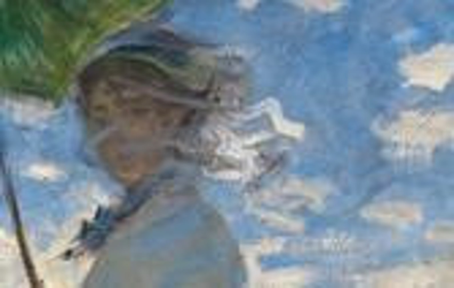 Claude Monet "the Promenade, Woman With a Parasol" Ca 1875 ...