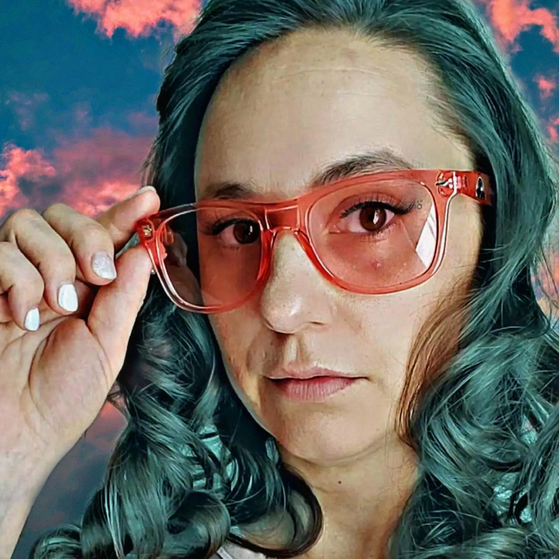 Rainbow Optx Rose Color Therapy Glasses Manifesting Healing Reiki ...