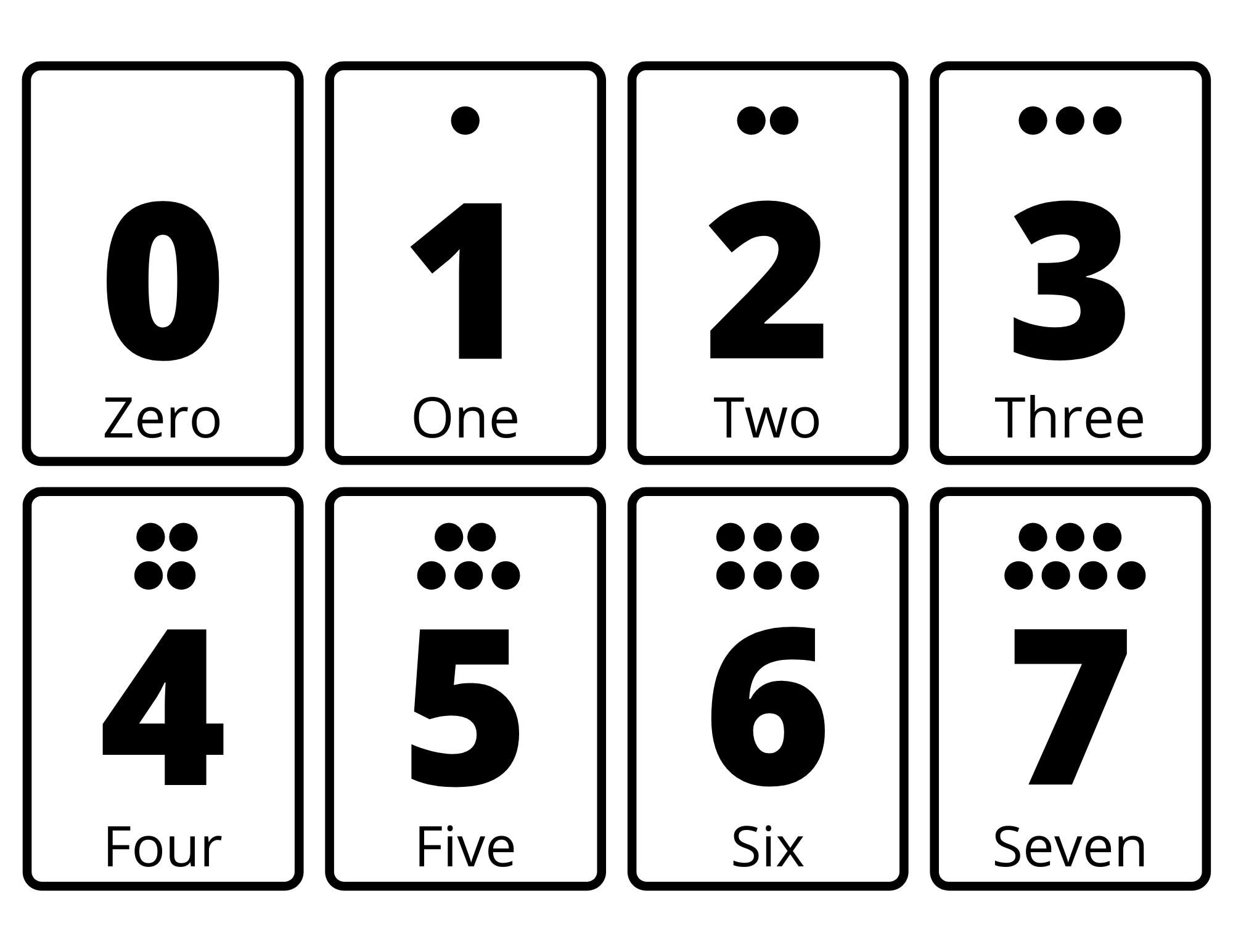 Bundle Deal | Number Flashcards | Preschool Memory Game | Number ...