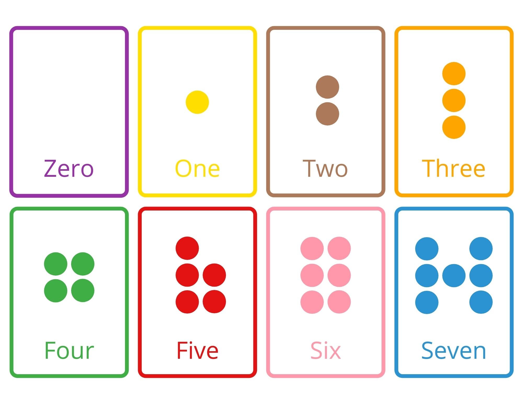 Big Bundle Deal | Number Flashcards | Preschool Memory Game | Number ...