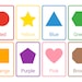 Color Flashcards | Printable Preschool Card | Preschool Memory Game ...