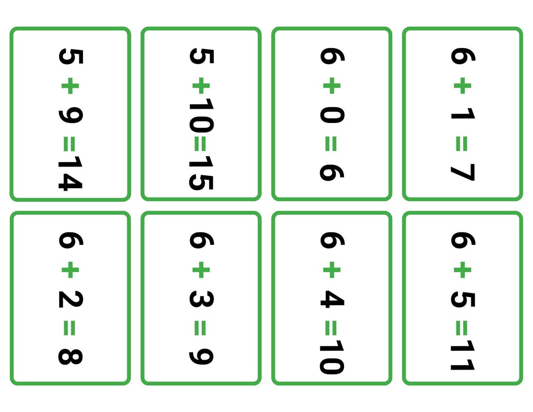 Bundle Deal | Math Flashcards | Elementary Math | Subtraction and ...