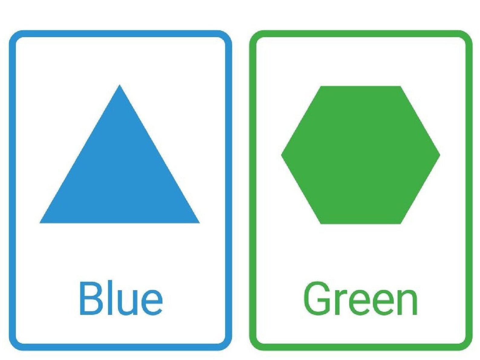 Color Flashcards | Printable Preschool Card | Preschool Memory Game ...