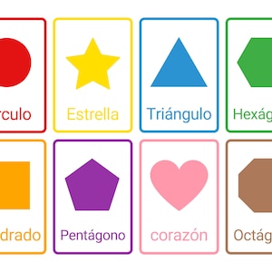 Spanish Color Flashcards | Español Colores Tarjetas Didáctica ...