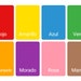 Spanish Color Flashcards | Español Colores Tarjetas Didáctica ...