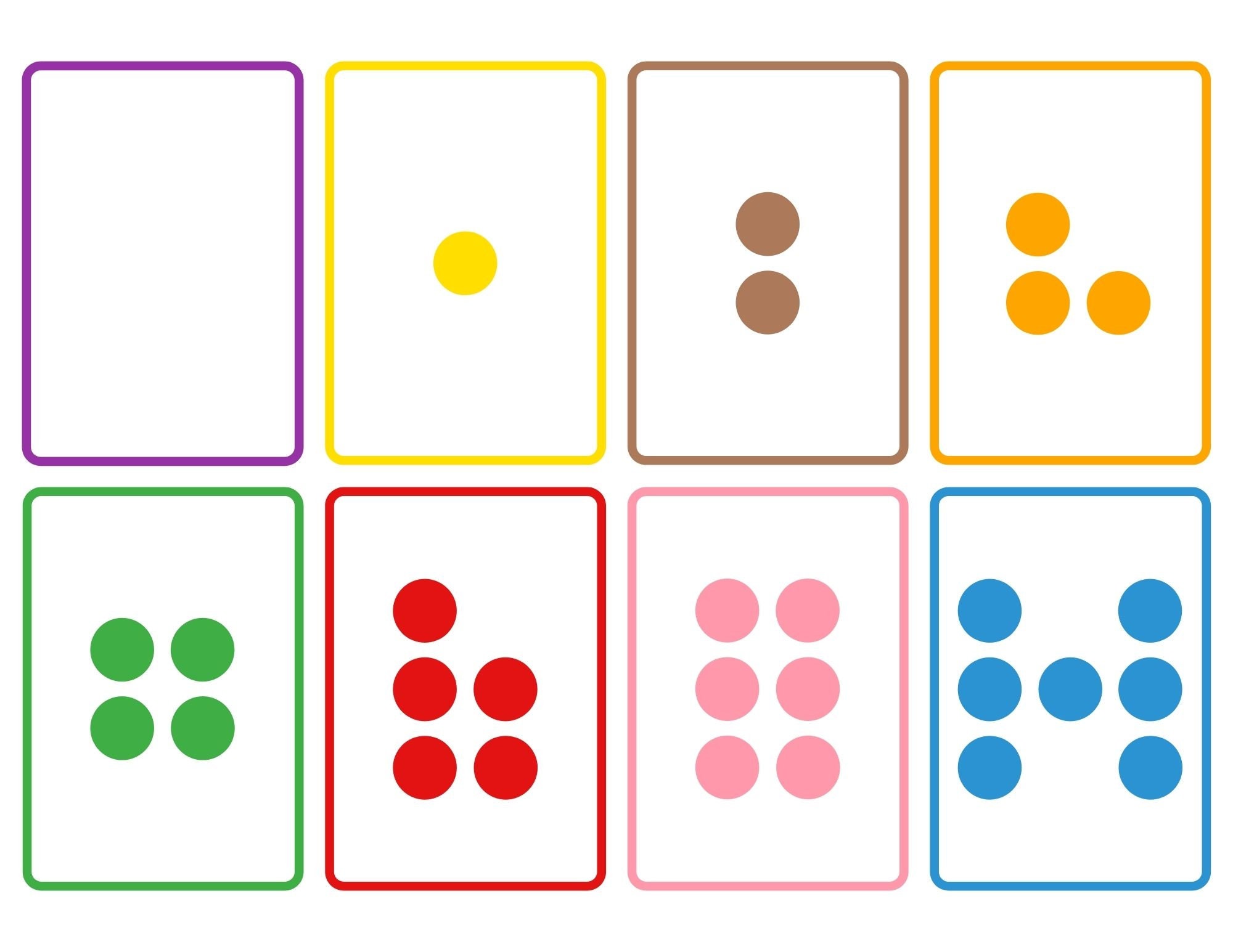 Number Flashcards Flashcards Preschool Memory Game Number Flashcards ...