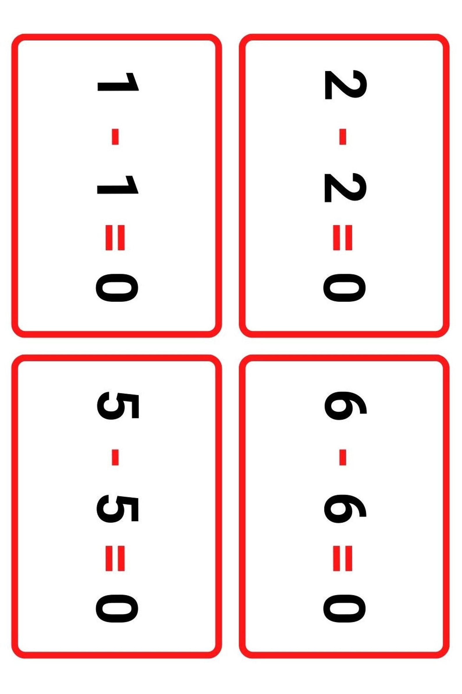 Math Flashcards Flashcards Elementary Memory Game - Etsy