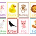 Animal Flashcards | Flashcards | Preschool Memory Game | Animal ...