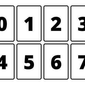 Bundle Deal | Number Flashcards | Preschool Memory Game | Number ...