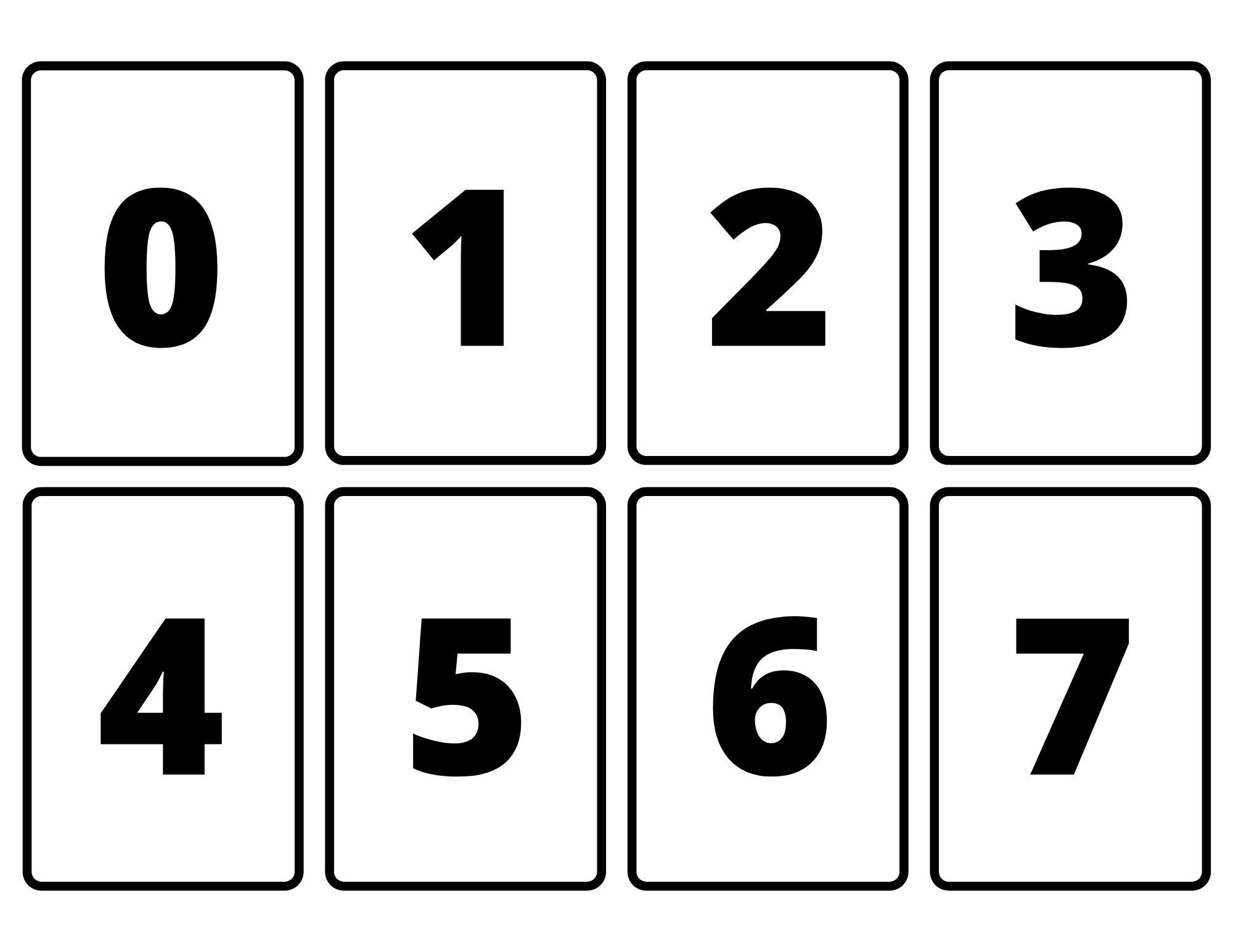 Bundle Deal | Number Flashcards | Preschool Memory Game | Number ...