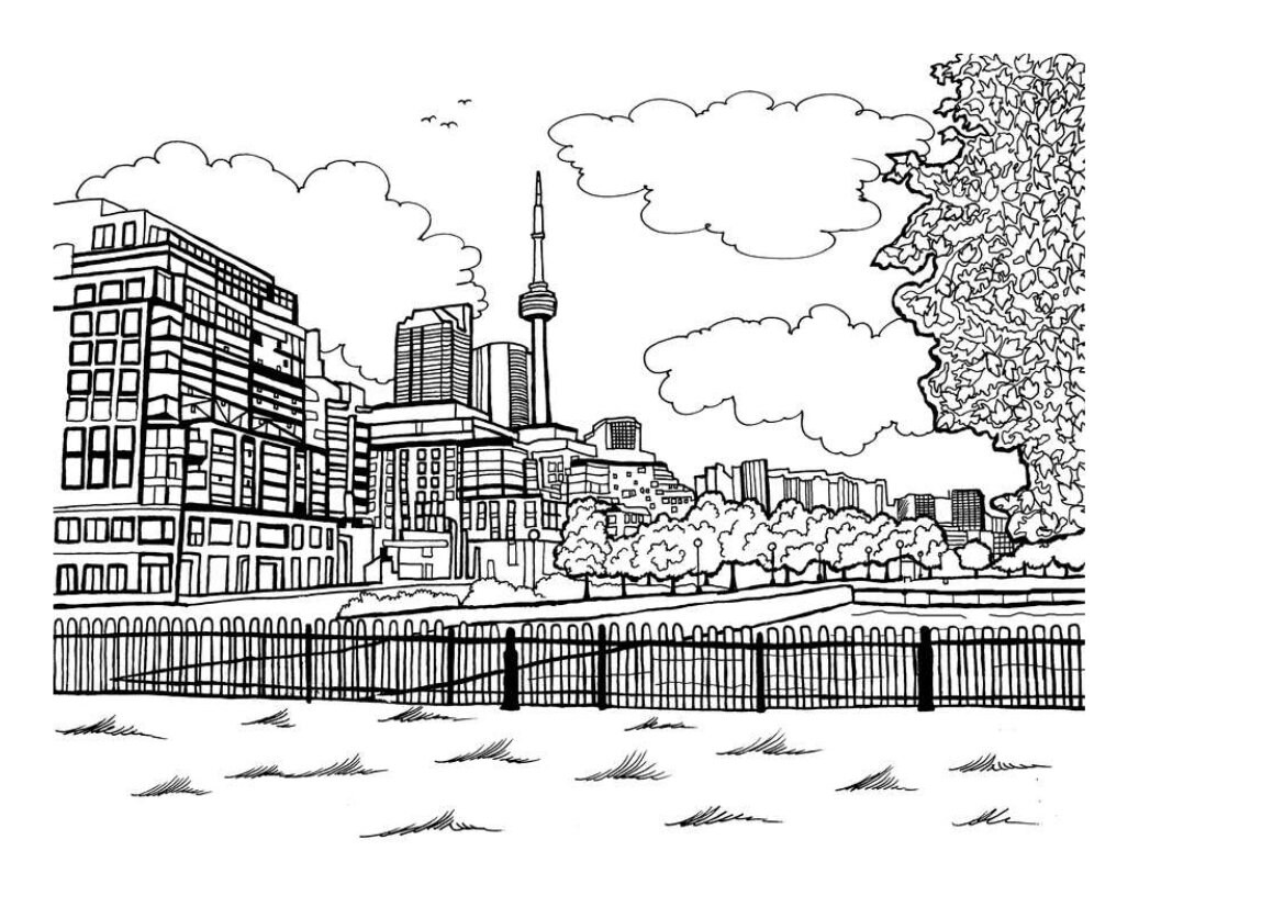 21 Famous World's City Views Coloring Pages City - Etsy