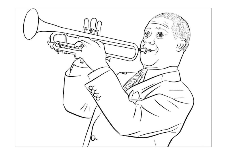 40 Famous Singers and Musicians Coloring Pages, Digital Adult Coloring ...