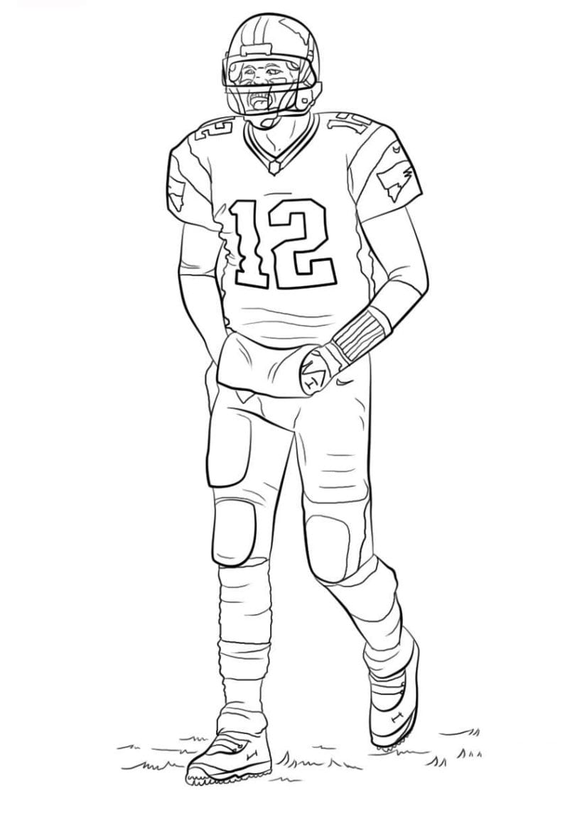 84 Famous Athletes Coloring Pages, NBA, NHL, FIFA, Nfl Coloring Pages ...