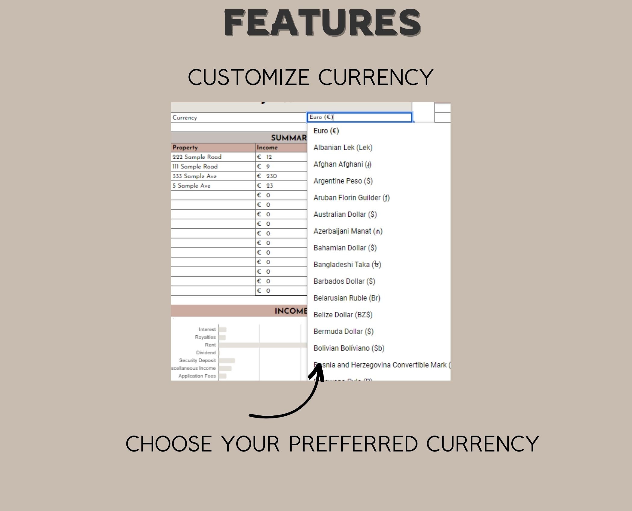 Landlord Property Management Spreadsheet, Rental Property Management ...