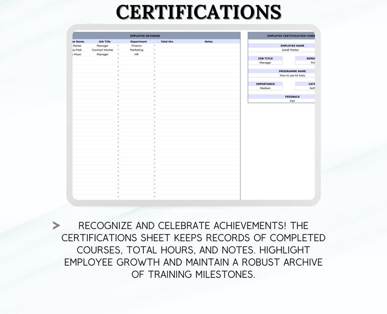 Employee Training & Certificate Tracker, Workforce Certification ...