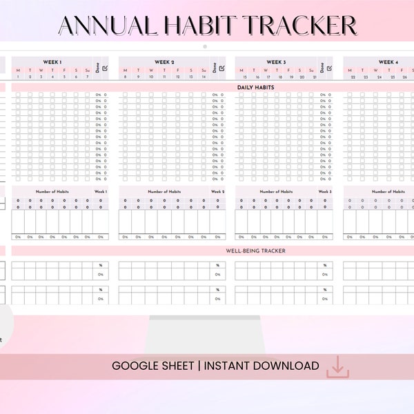 Habit Tracker Journal 2024 - Etsy